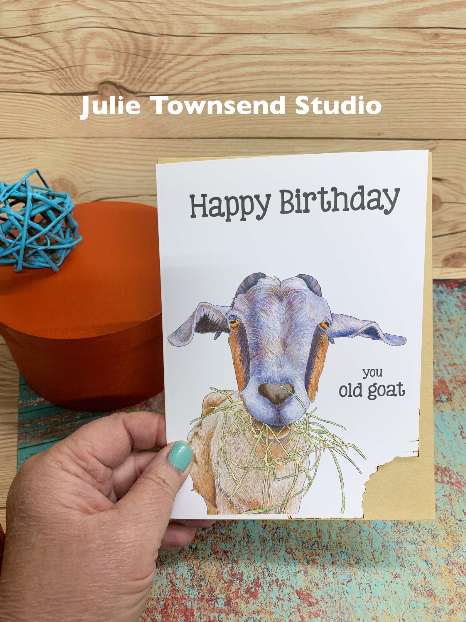 You Old Goat Birthday Card Adorable Goat Birthday Card - Etsy