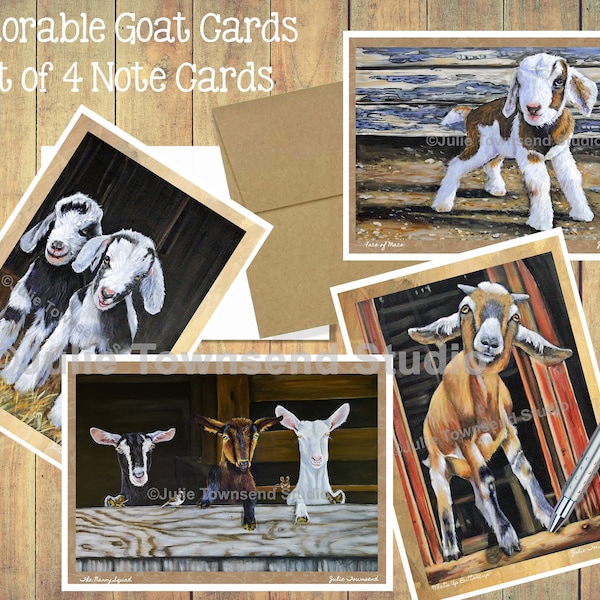 Goat Greeting Cards - Etsy