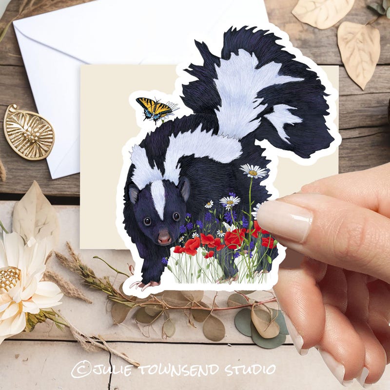 Skunk Sticker - Etsy