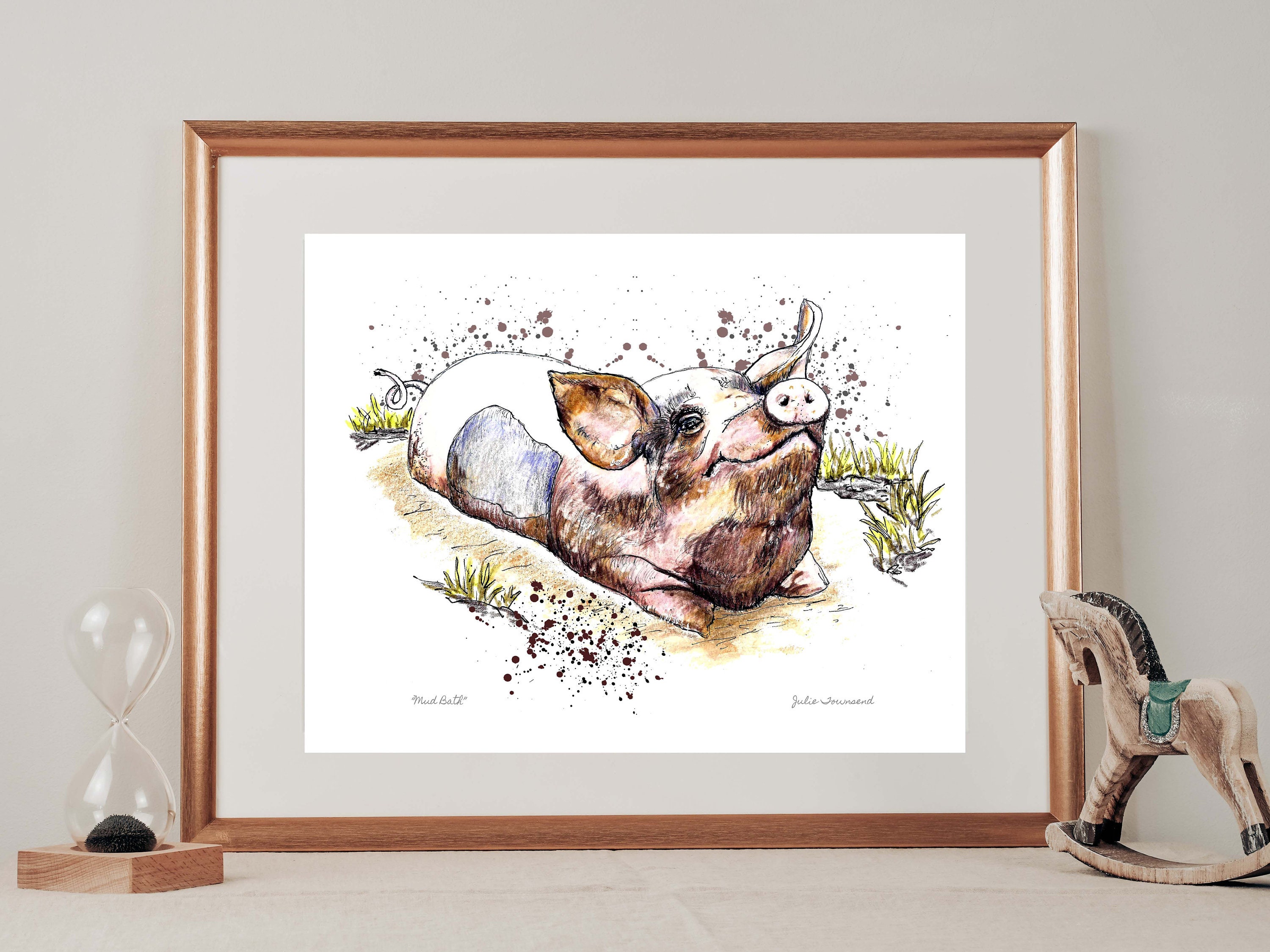 The Pig Fell In Mud