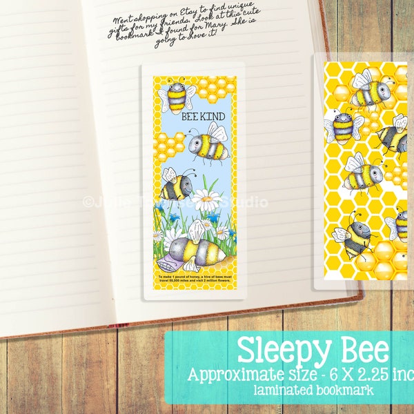 Bee Bookmark - Etsy