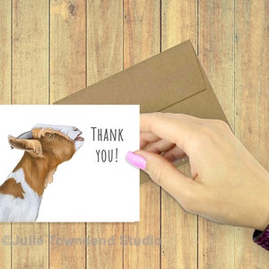 Cute Goat Thank You Cards Set of 10 Small Goat Note Cards Thank You ...