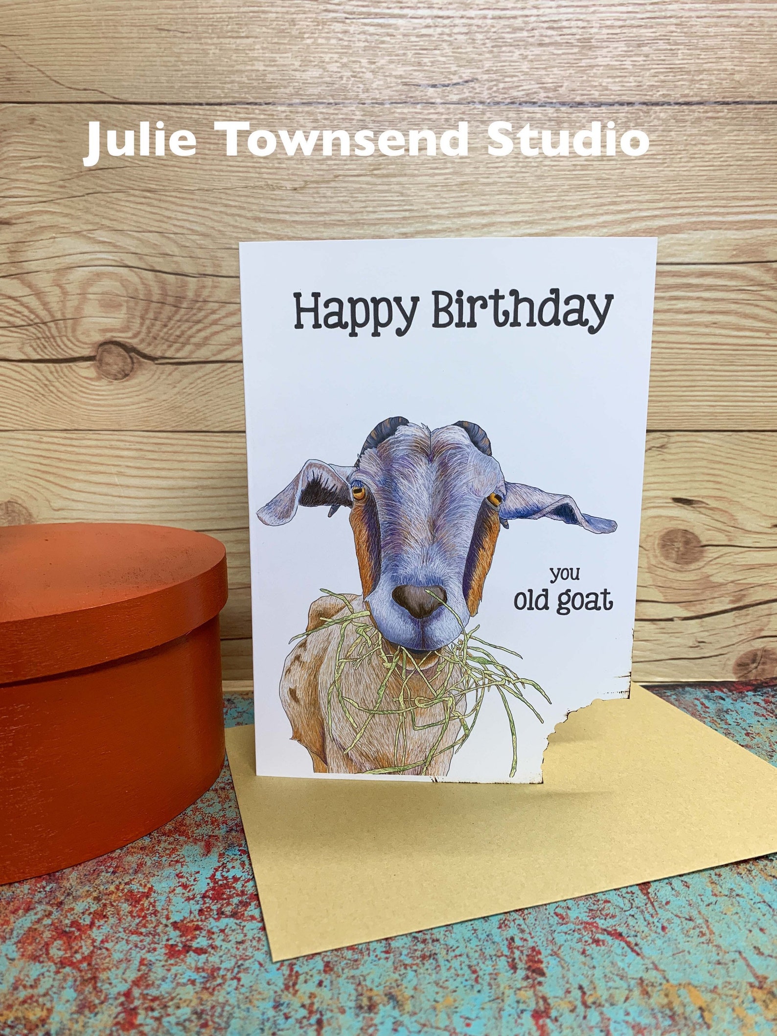 You Old Goat Birthday Card Adorable Goat Birthday Card - Etsy