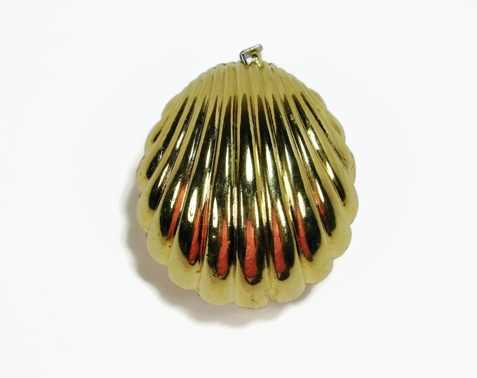 22K Gold Plated Shell Measuring Tape, Vintage Tape Measure, Yellow Gold ...
