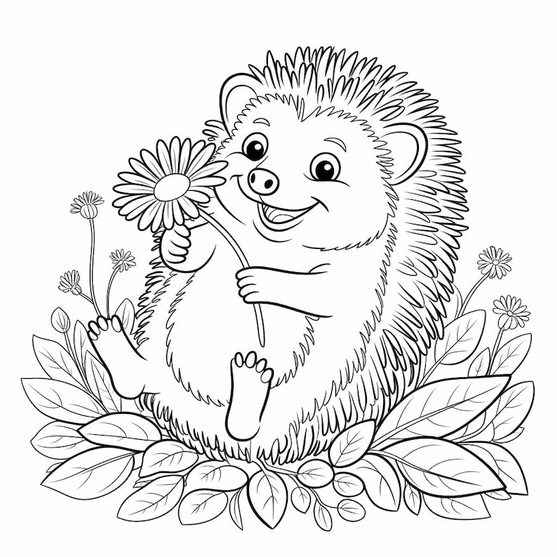 Animal Coloring Pages for Kids, Animals (digital Download - Etsy