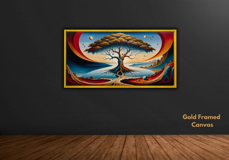 Salvador Dali Stely Tree of Life Design Poster Art Print,reproduction ...