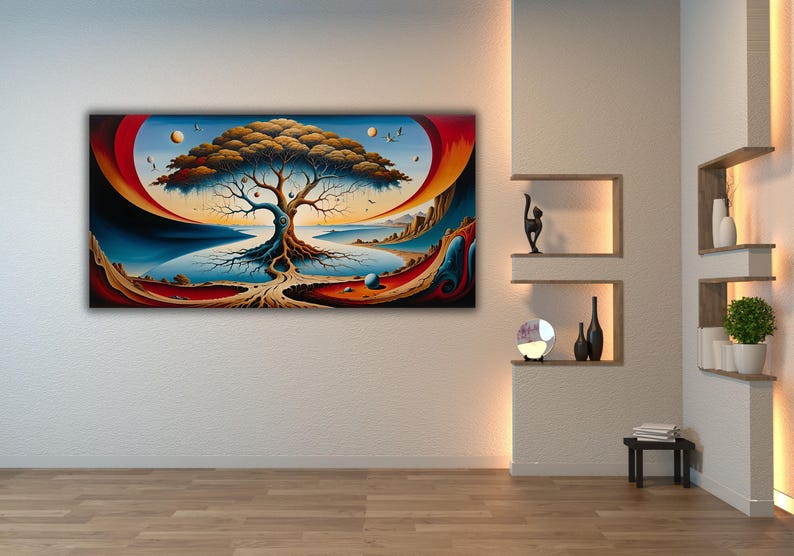 Salvador Dali Stely Tree of Life Design Poster Art Print,reproduction ...