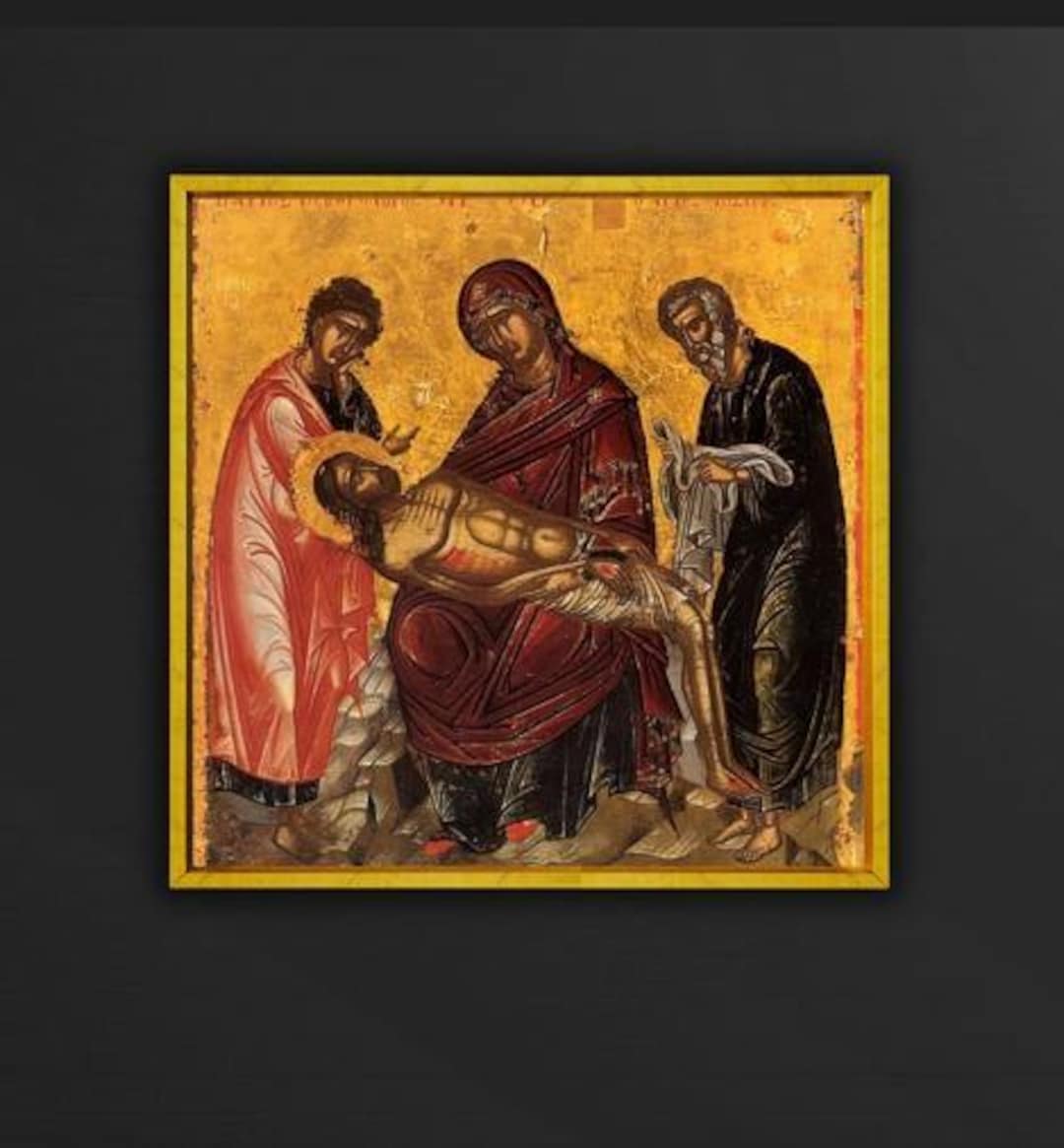 Saints Joseph of Arimathea and Nicodemus Poster Print Art Canvas Wall ...