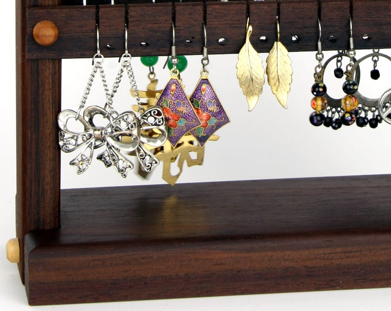 Double-Sided Earring Organizer Stand Jewelry Holder | Etsy