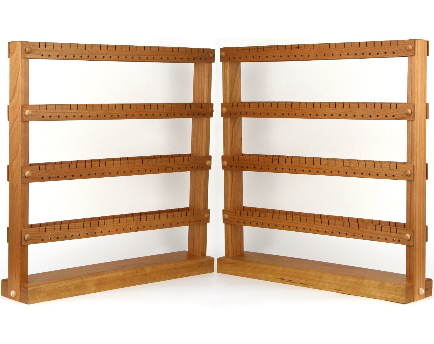 Cherry Double-SIded Earring Holder Stand Country Wood Jewelry | Etsy