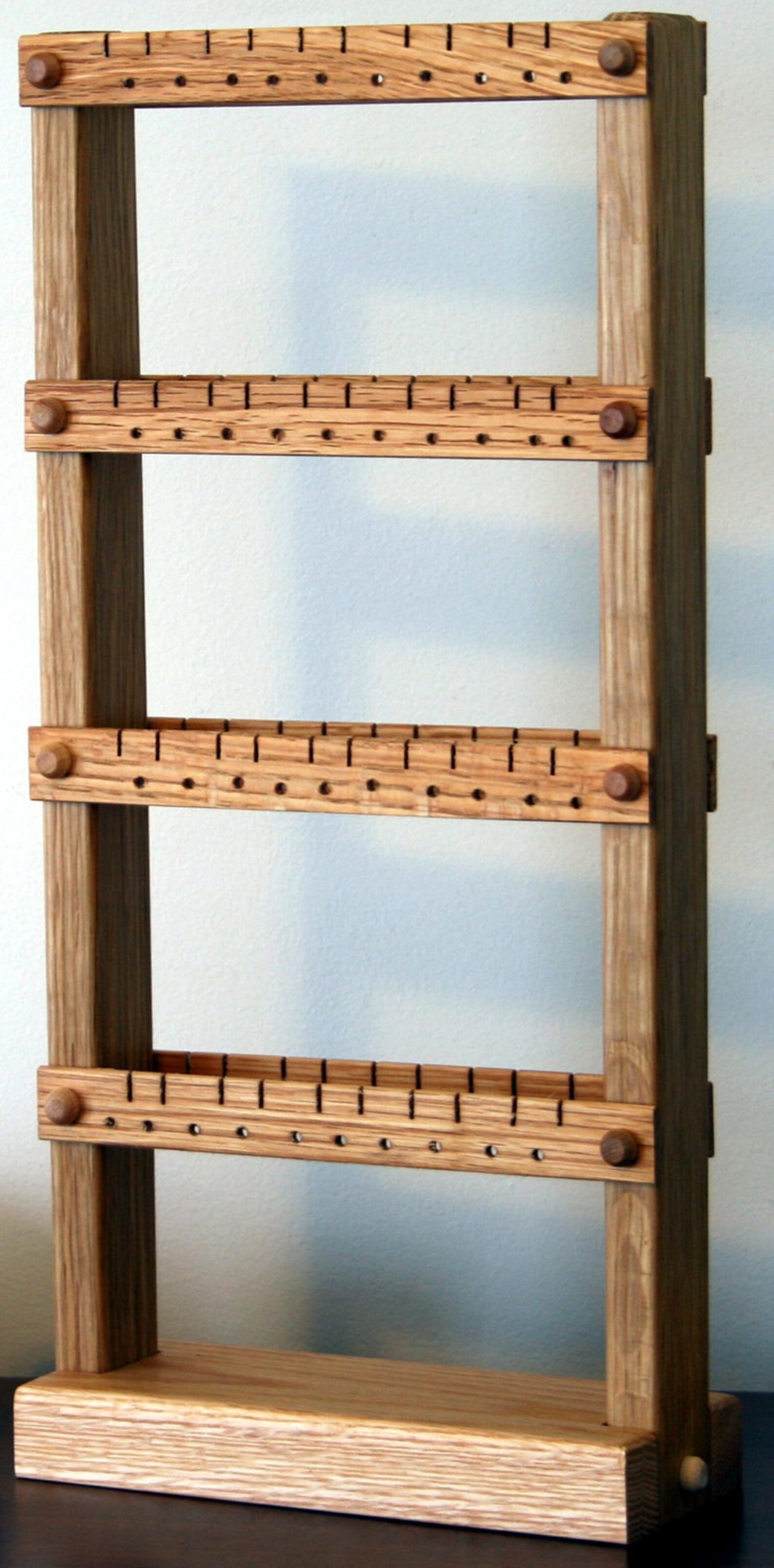 Earring Holder Stand Jewelry Organizer Oak Wood - Etsy