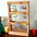 Earring Holder Stand - Jewelry Display Stand, Oak, Wood, Double-sided ...
