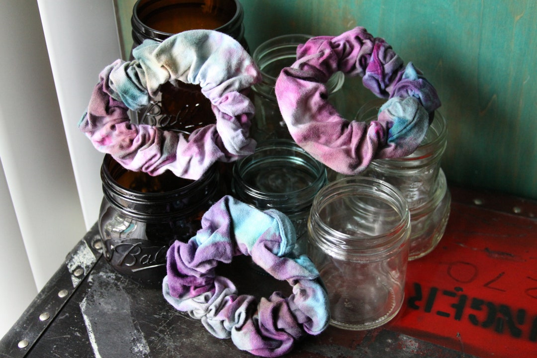 Galaxy Ice Dyed Scrunchie - Etsy