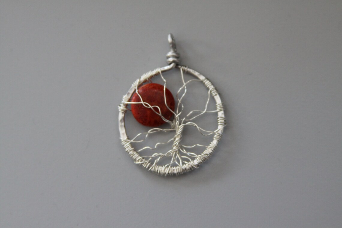 Blood on the Moon - Tree of Life Pendant - Etsy