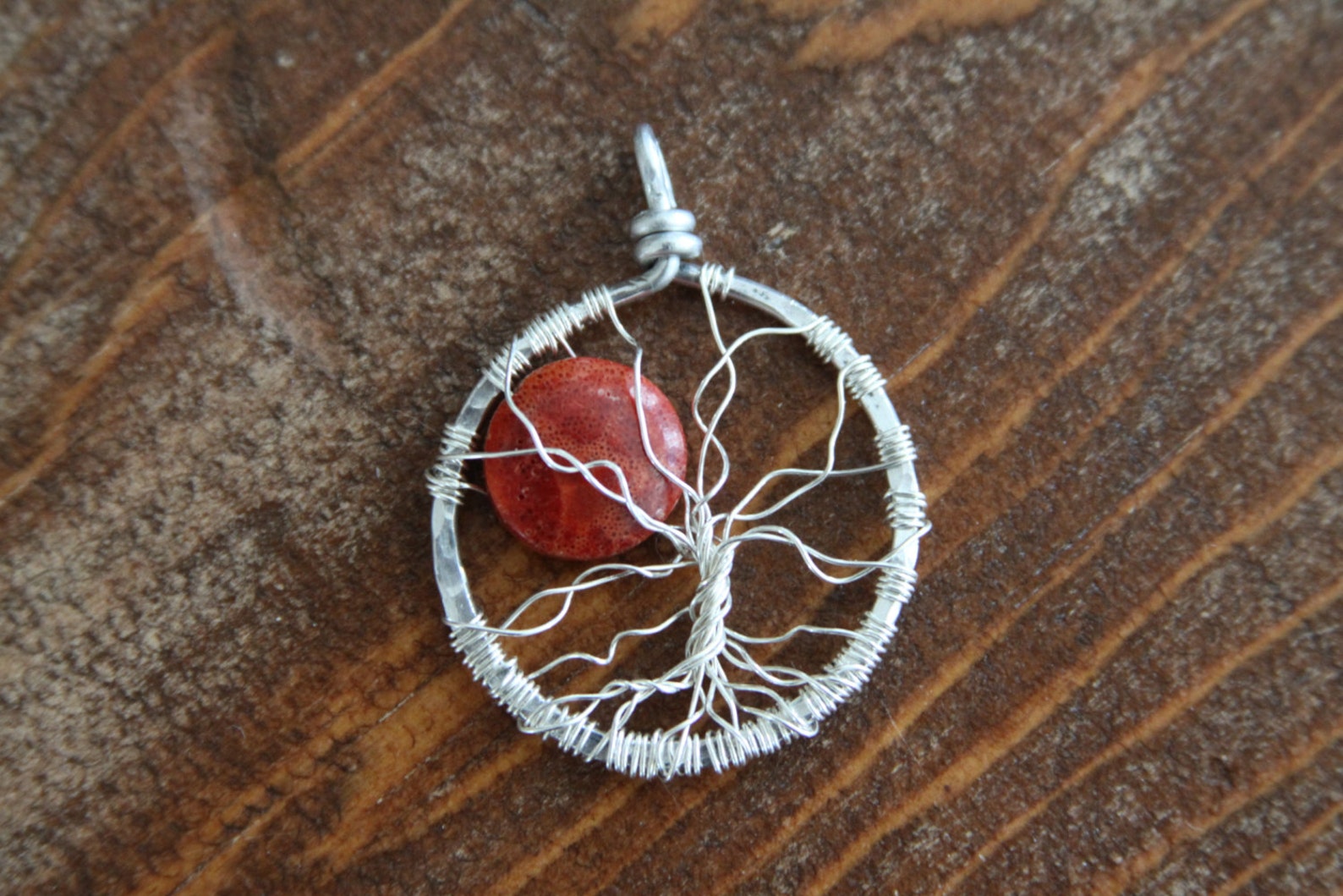 Blood on the Moon - Tree of Life Pendant - Etsy