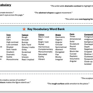 GCSE Art – Artist Analysis Worksheets (x 10) | Printable & Editable | KS4 Art Resource With ...