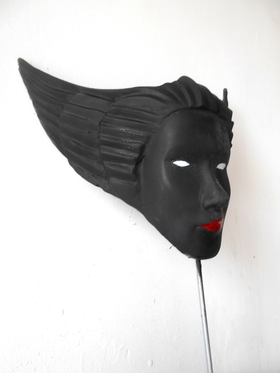 Winged Face Mask Contemporary Fine Art Sculpture Home Lifestyle Low ...