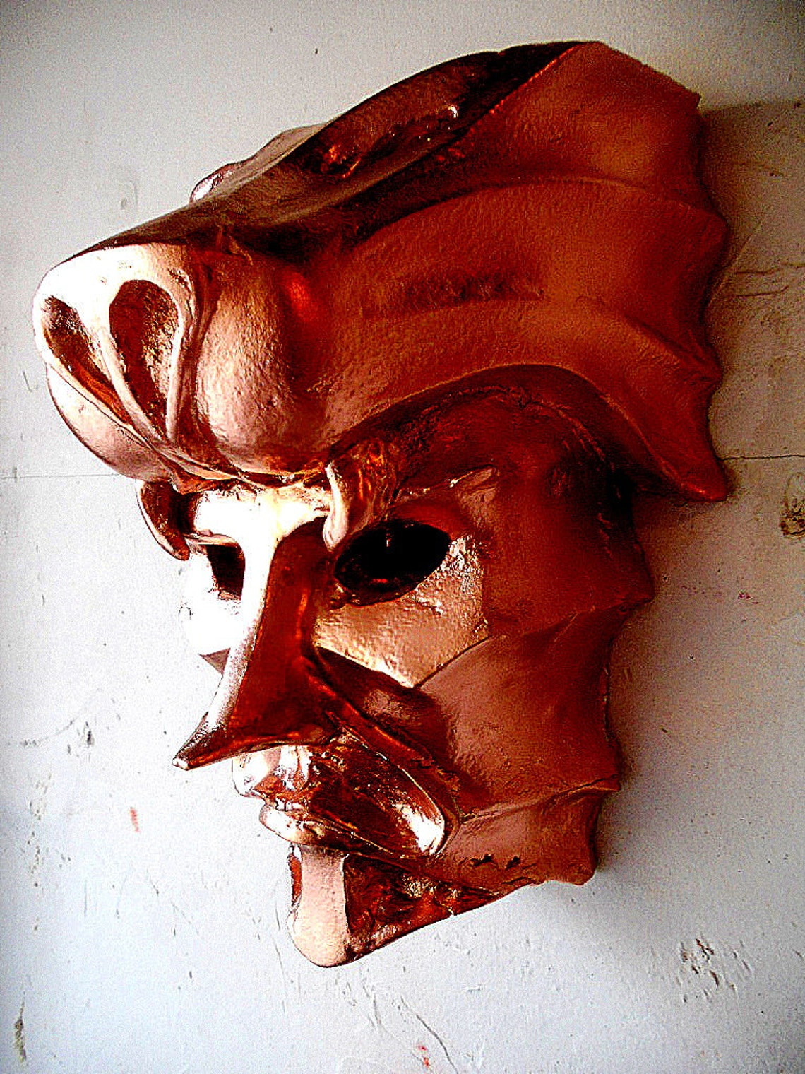 Contemporary Mask 3d Wall Hanging Art Fiberglass Limited - Etsy