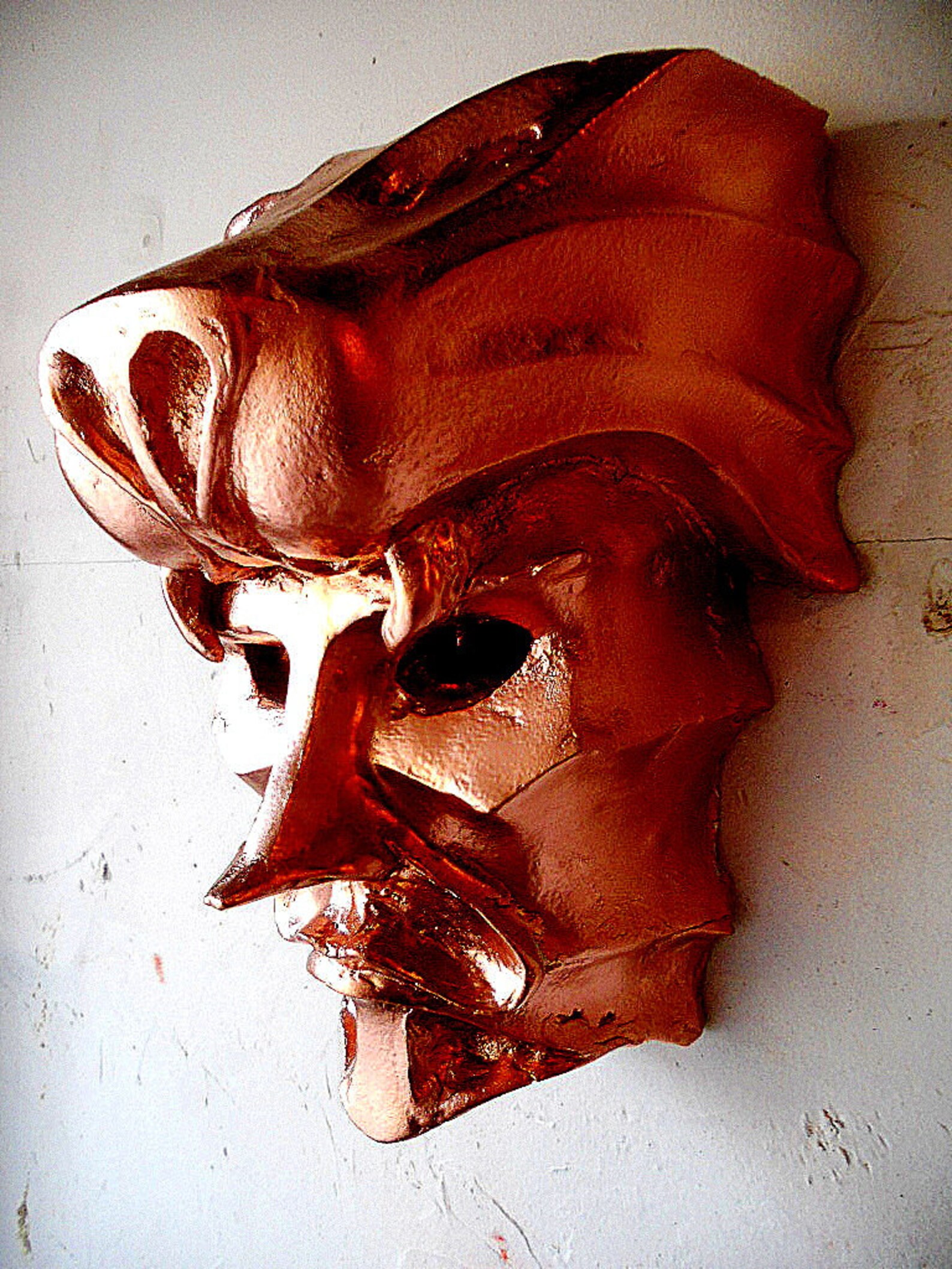 Contemporary Mask 3d Wall Hanging Art Fiberglass Limited Edition ...