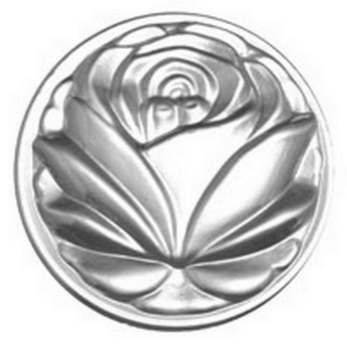 Glass Jewels - 40mm Rose - Crystal by Stallings Stained Glass - Etsy