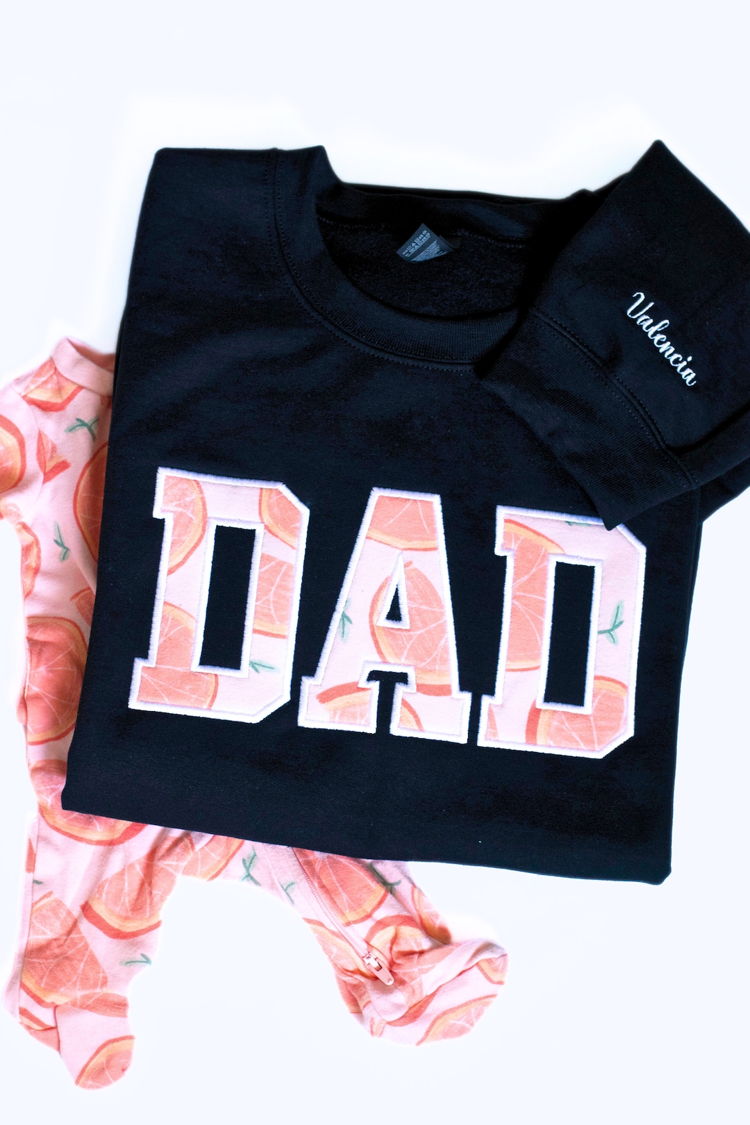 DAD Embroidered Keepsake Sweatshirt, Dad Keepsake Sweater With Kids ...