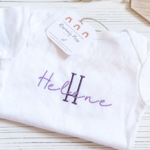 Embroidered Baby Clothes, Girl Embroidery Baby Gift, Custom Embroidered ...