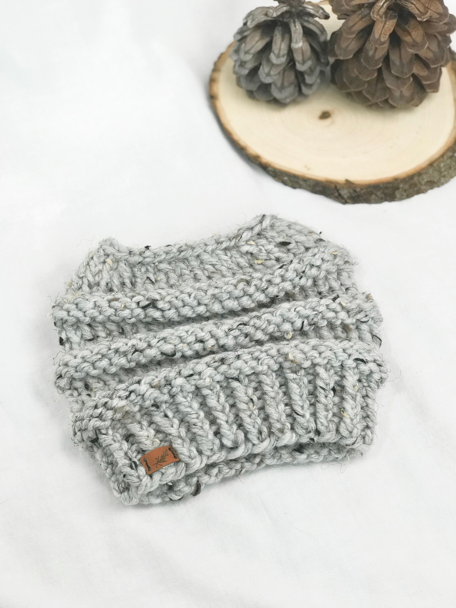 Easy KNITTING PATTERN Messy Bun Hat Knit Pattern Open Top - Etsy