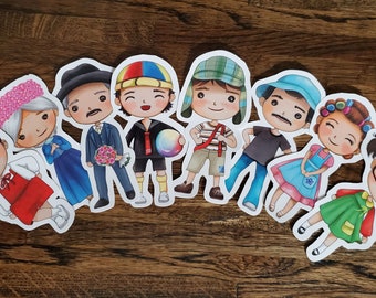 ONE Vinyl Sticker Set of 6 Different Images - Etsy