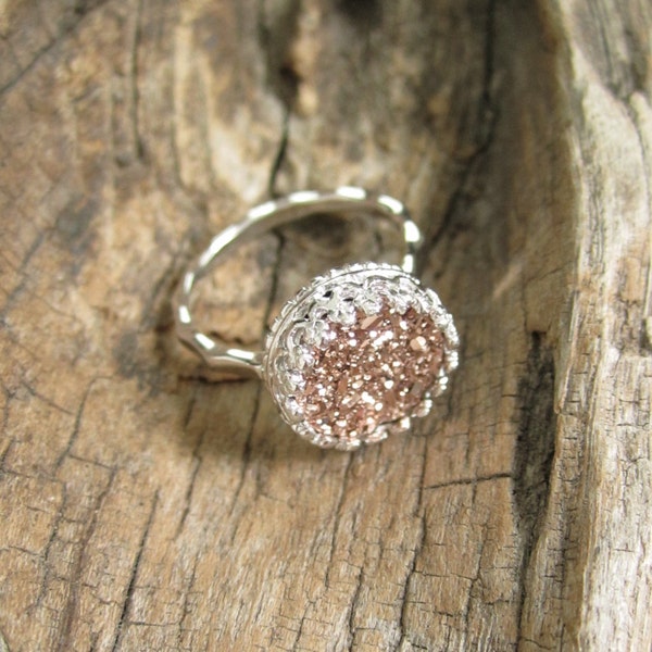 Druzy Ring - Etsy