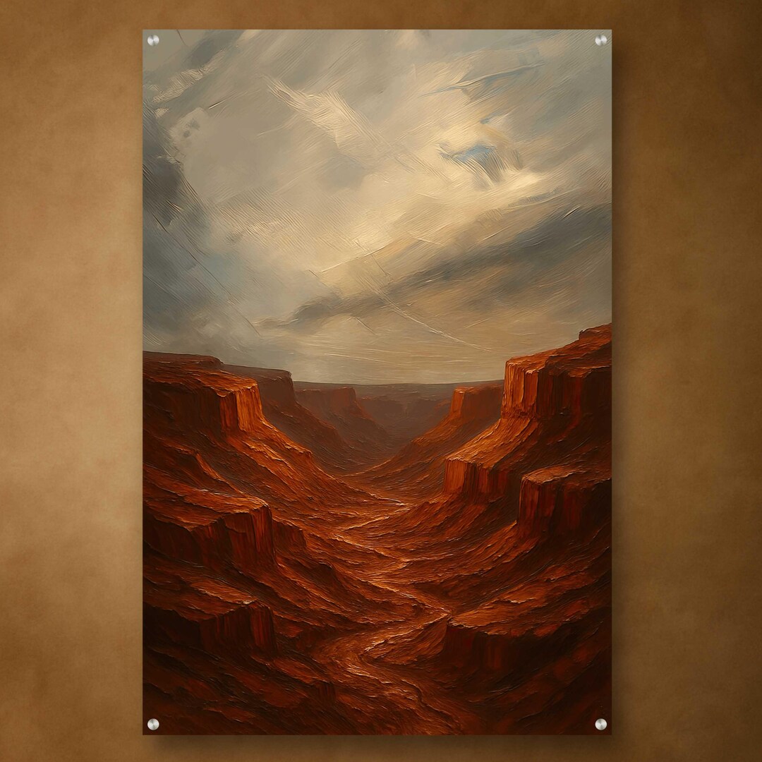 Whispering Canyons – Western Acrylic Wall Art | Premium Western Decor ...