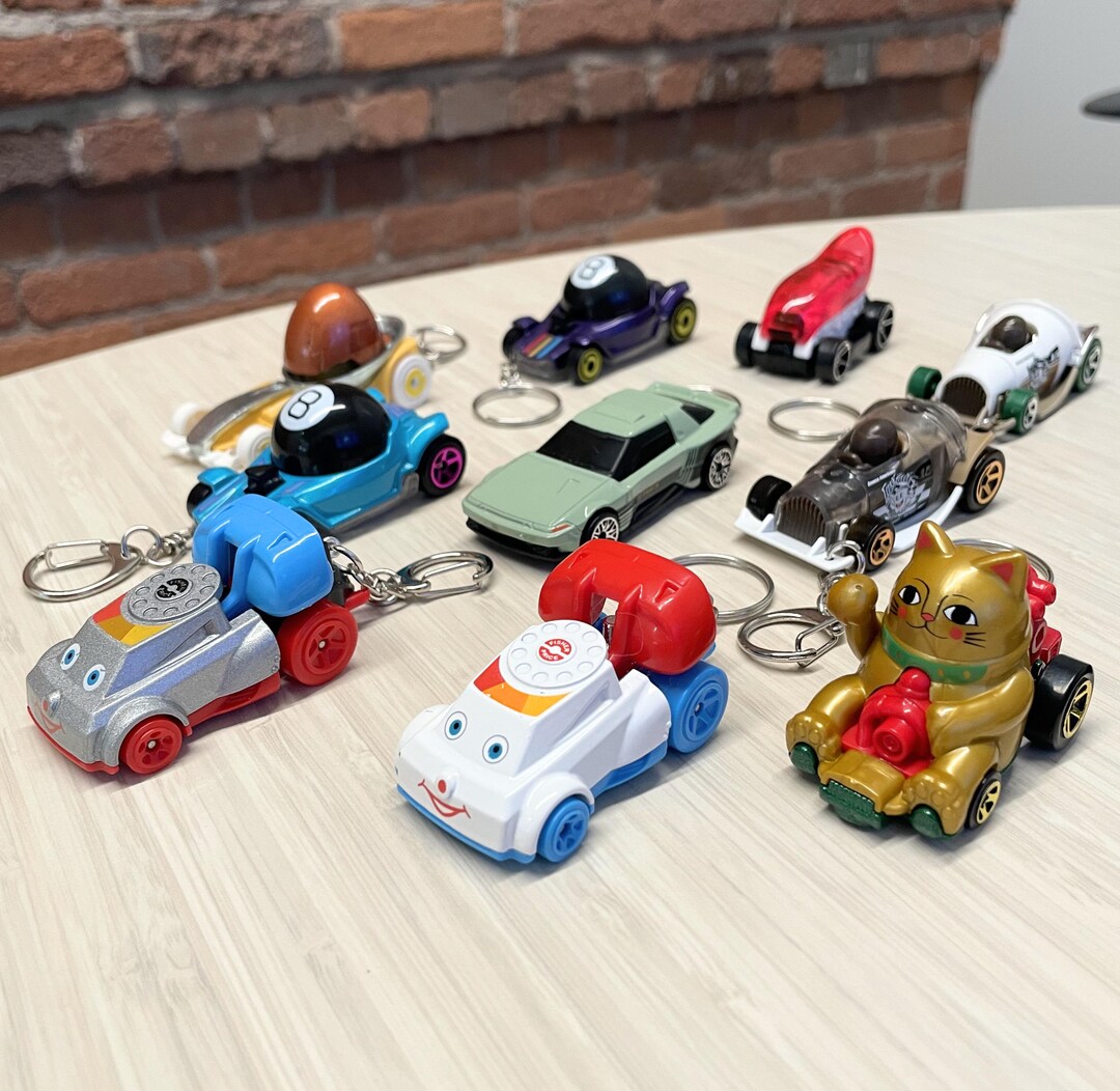 Hot Wheels Diecast Car Keychain | Retro Accessory - Etsy