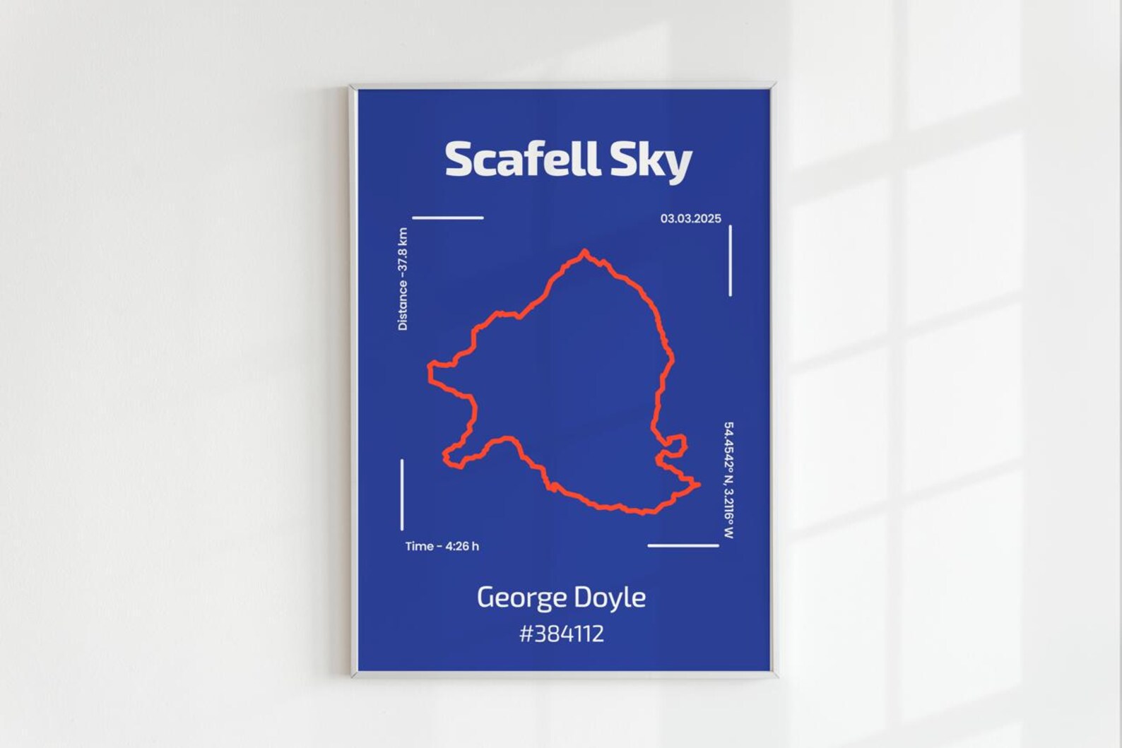 Custom Route Map | Personalised Run, Ride or Hike Poster | Strava Art ...