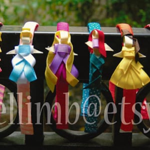 Ribbon Sculpture Disney Inspired Princess Clips or Headband (price is ...