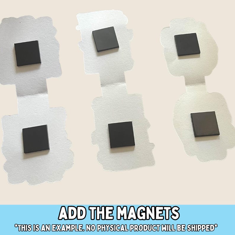 Printable Winter Magnetic Bookmarks: PNG Bundle for Cricut and ...