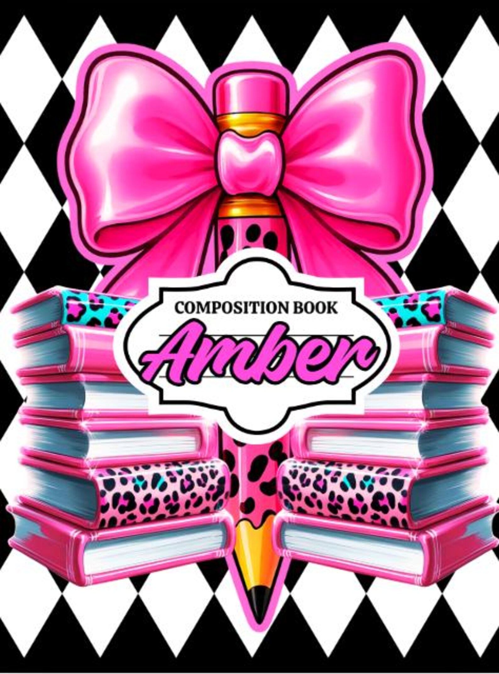 Editable Girl Notebook Cover Templates – Back to School Composition ...