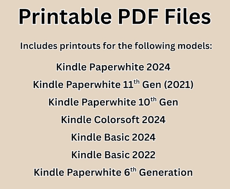 Black Girl Bookish Printable Kindle Inserts | 7 Sizes for Paperwhite ...