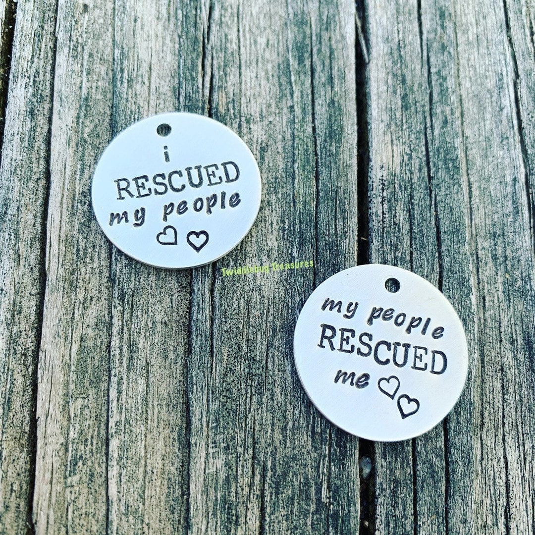 Aluminum Pet ID Tag | Cat Rescue | Dog Rescue | Pet Adoption | Collar ...