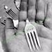 Fork Cheese Markers - Vintage Fork - Charcuterie Forks - Hand Stamped ...