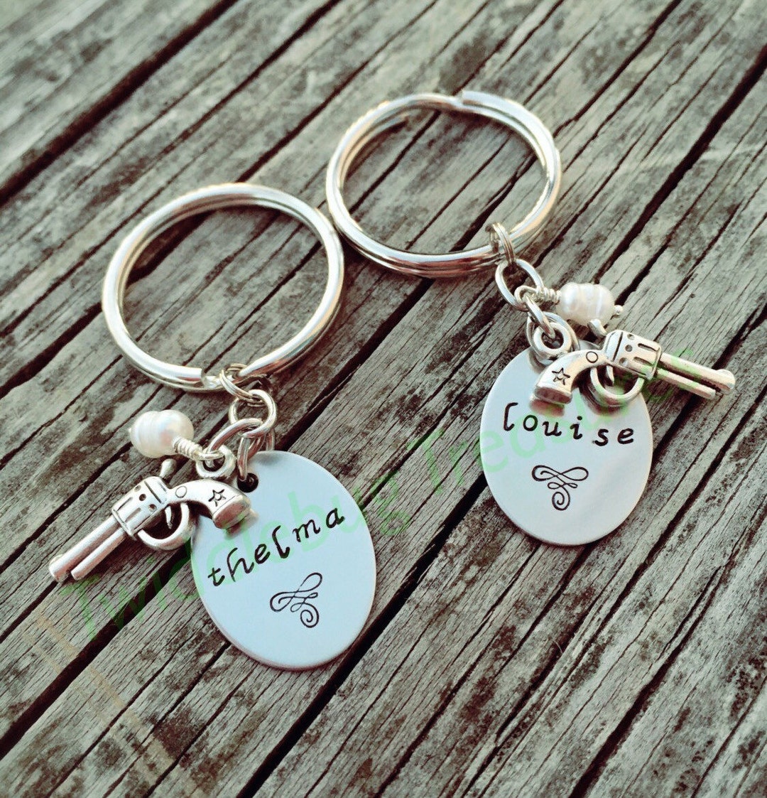Thelma and Louise Key Chain - Etsy