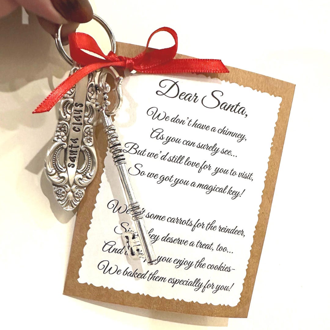 Magic Santa’s Key | Santa Key | Key for Santa | Christmas Gift for Kids ...