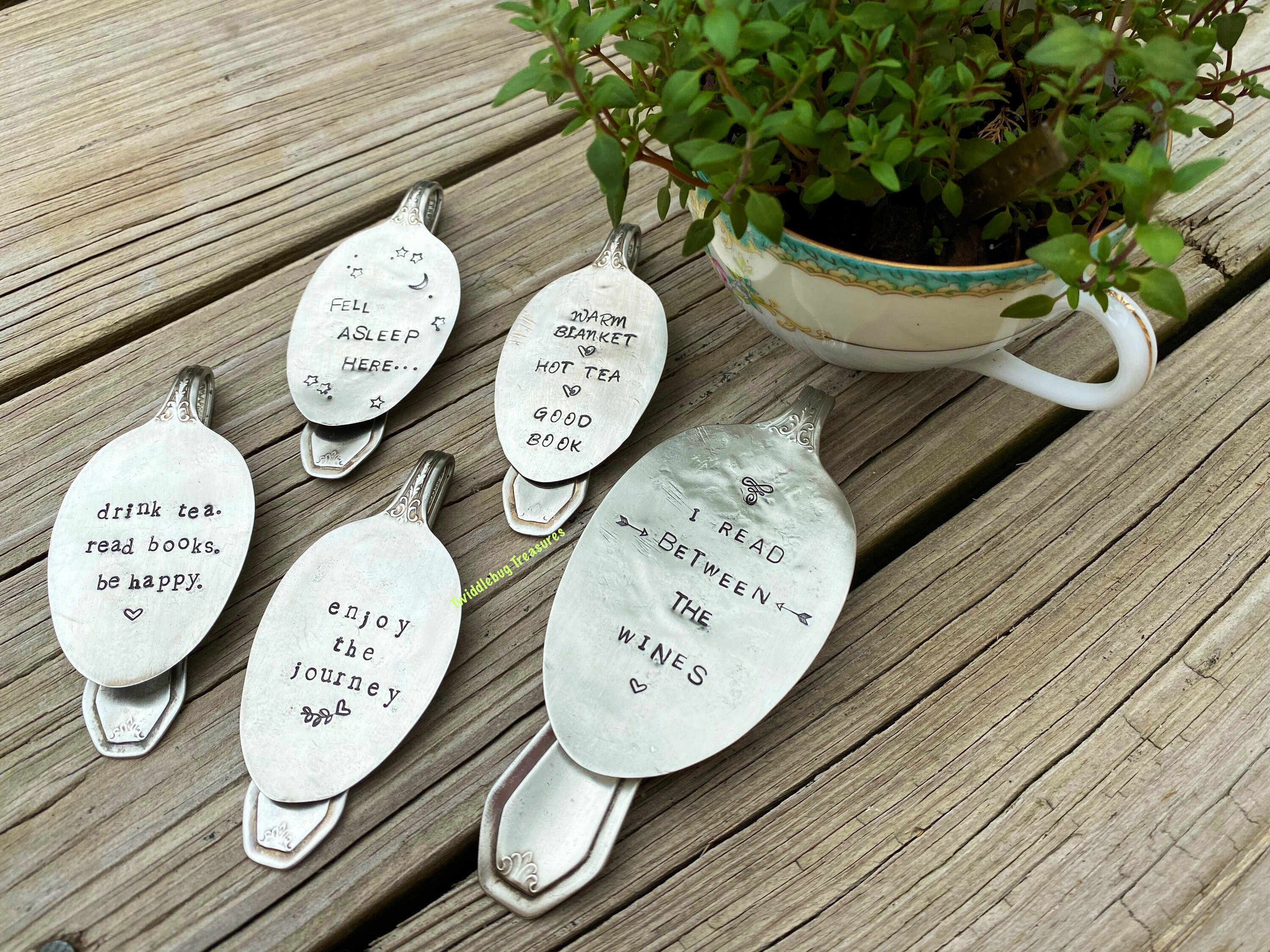 Spoon Bookmark Vintage Spoon Personalized Bookmark | Etsy