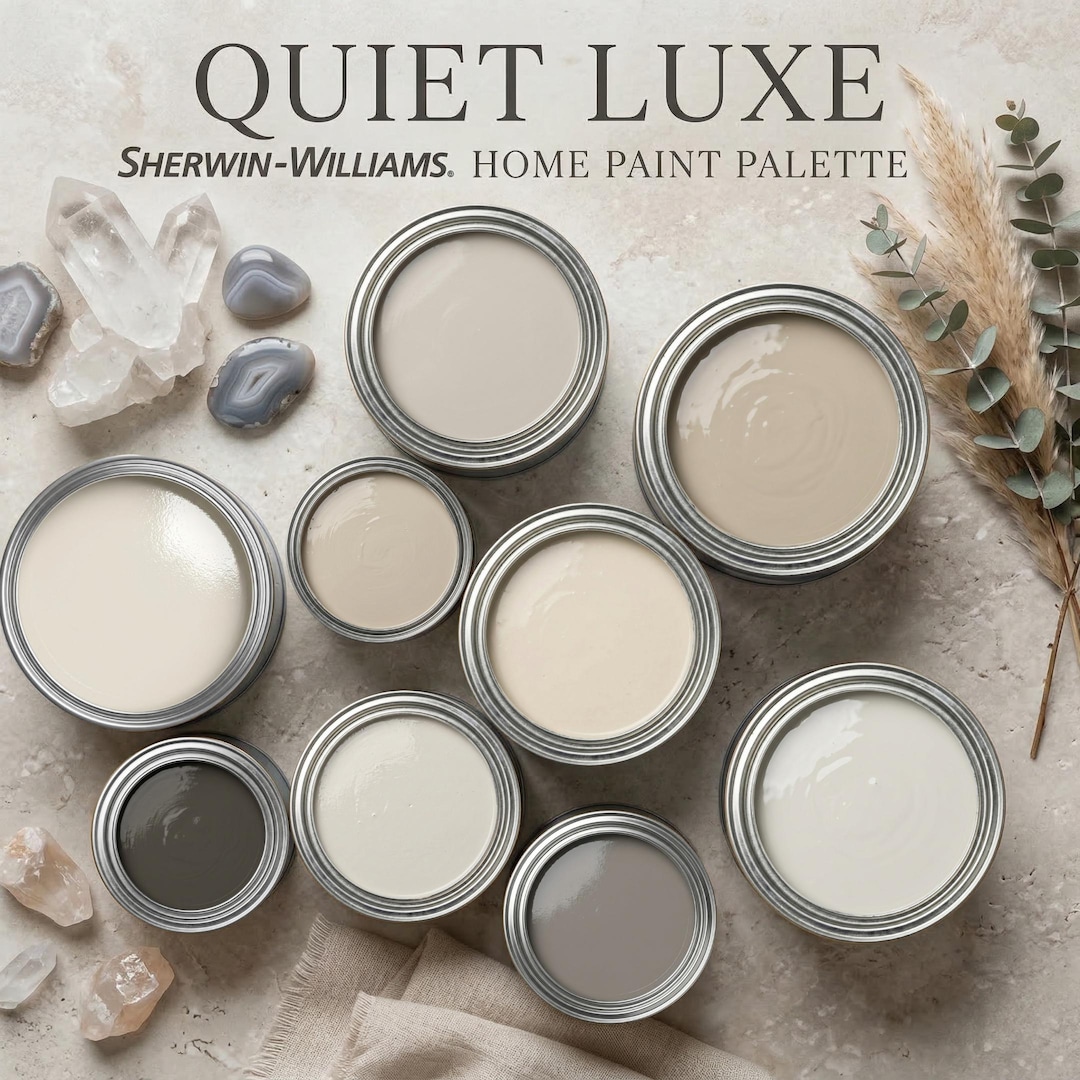 Quiet Luxe Paint Color Palette | Sherwin Williams Whole House ...
