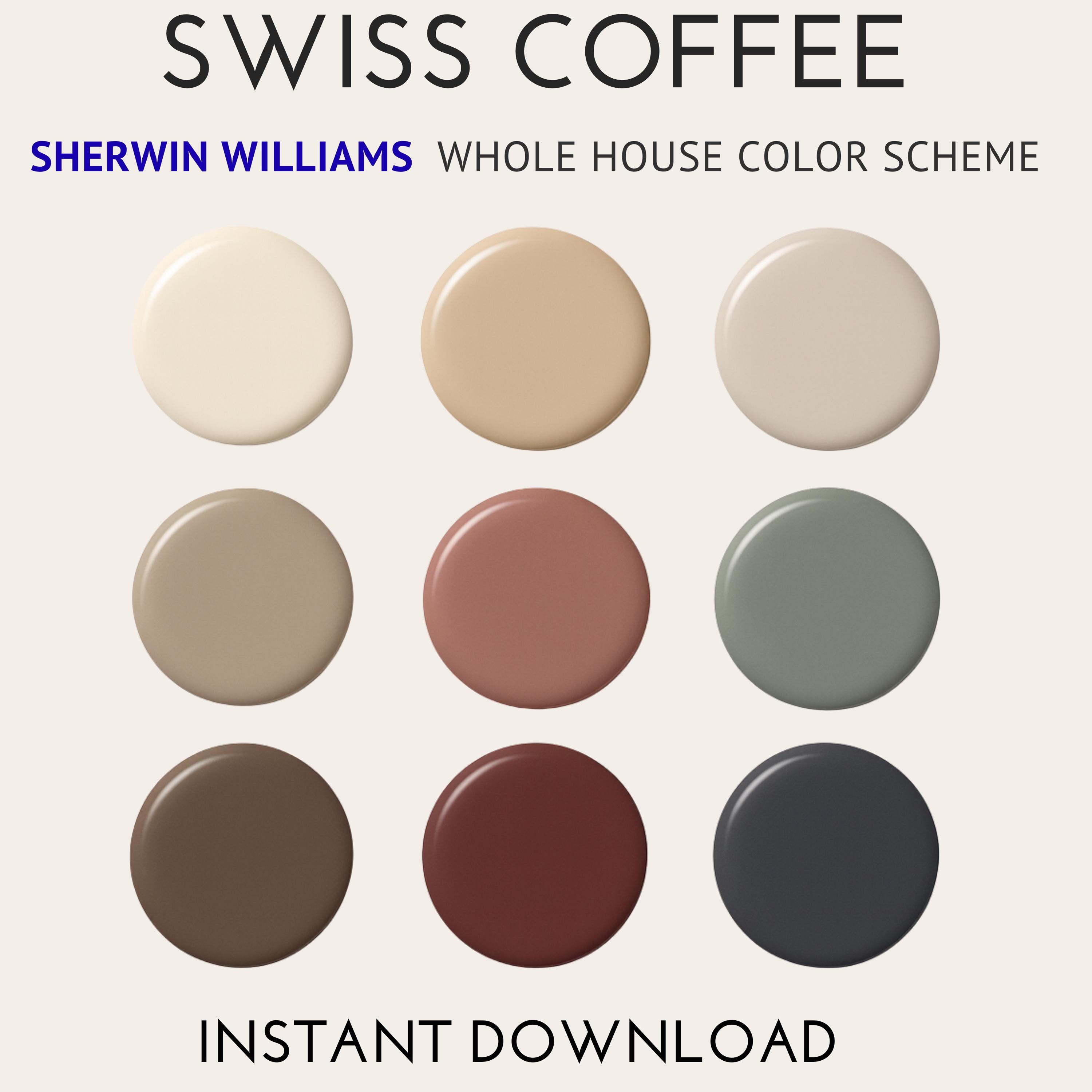 Swiss Coffee Sherwin-williams Palette – Neutral Interior Paint Colors ...
