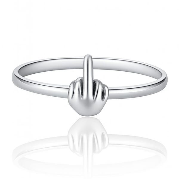 Middle Finger Ring - Etsy