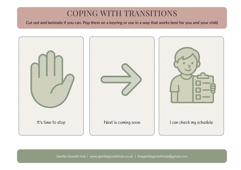 Printable Visual Cue Cards for SEN Children | Autism Routine Support ...