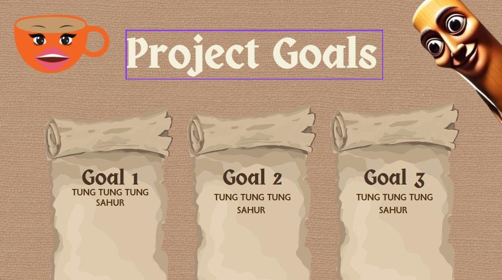 Brainrot Presentation Templates - Etsy