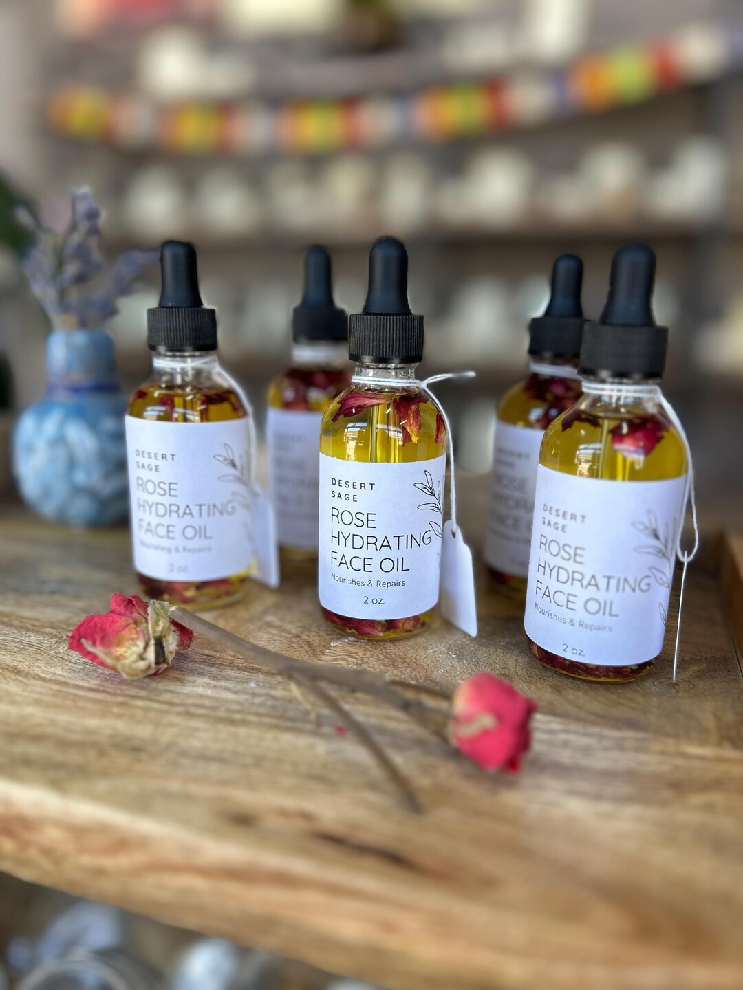 Rose Hydrating Face Oil – Glow-boosting Botanical Elixir | Natural ...