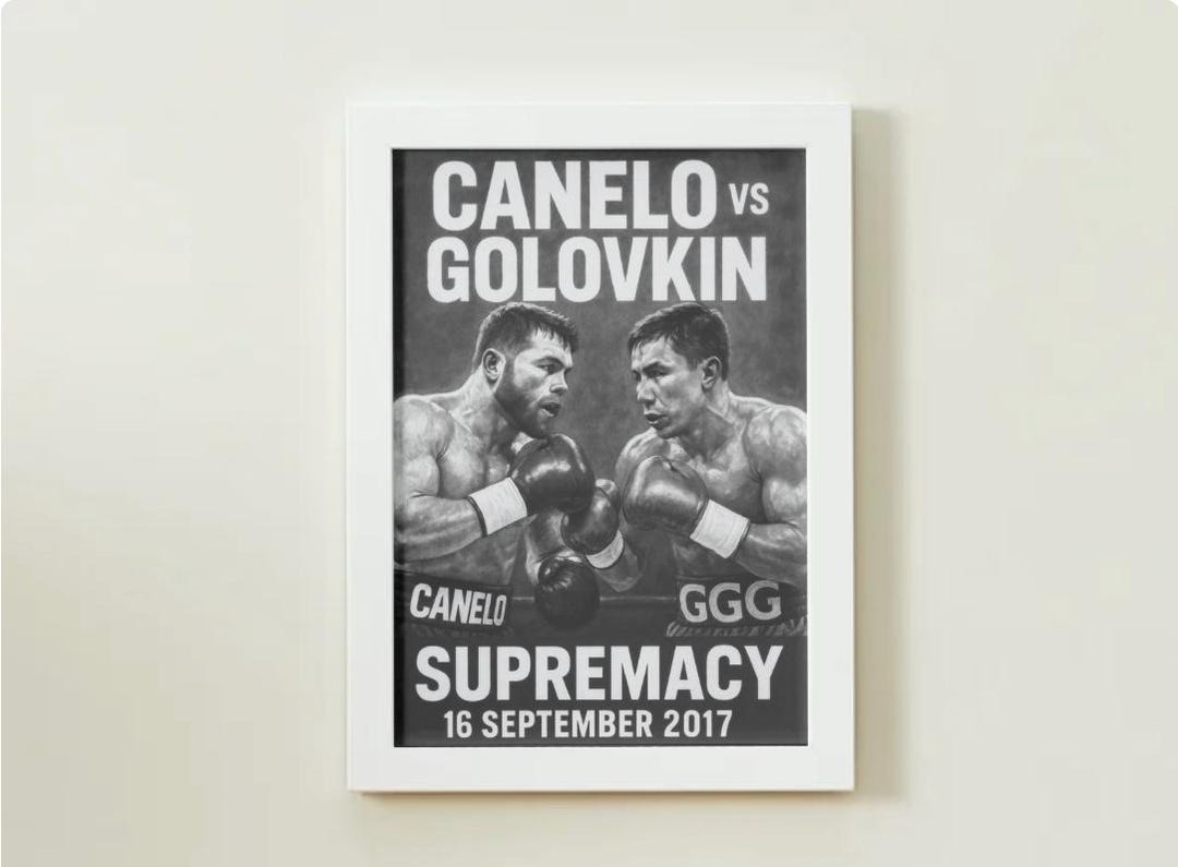 Canelo Vs GGG Vintage Boxing Poster/wall Art - Etsy