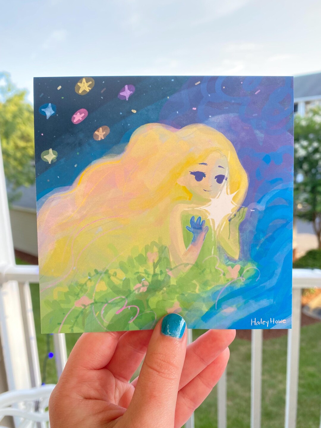 Whimsical Mother Nature Art Print - Etsy