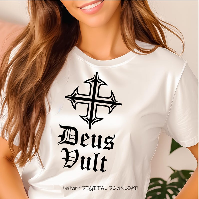 Jerusalem Cross Clipart | Crusader, Deus Vult Christian (SVG, PNG, PDF ...